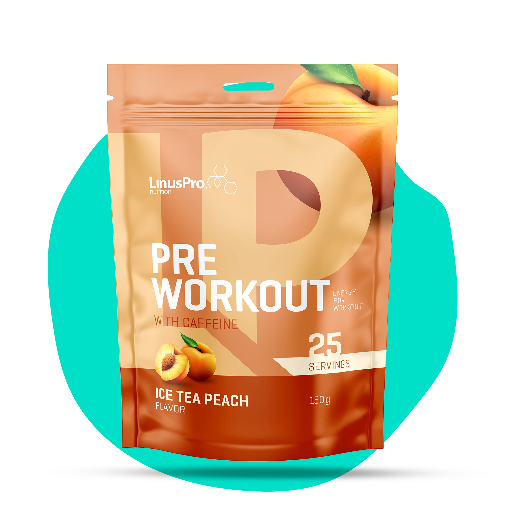 LinusPro Pre Workout, Ice Tea Peach